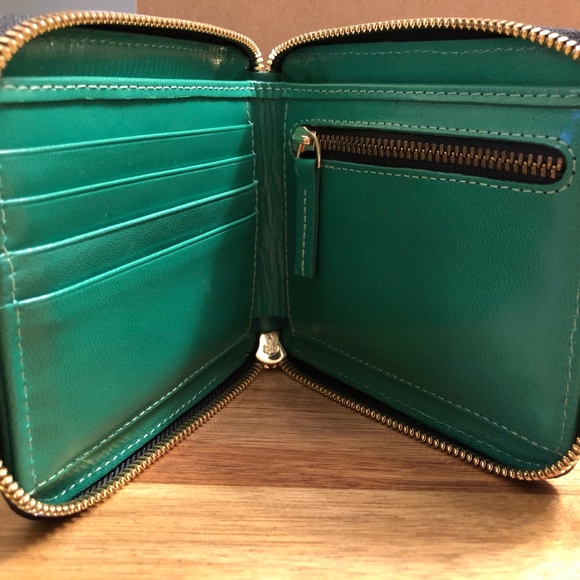Steven Alan | Bags | Steven Alan Black Lizard Leather Zip Wallet | Poshmark